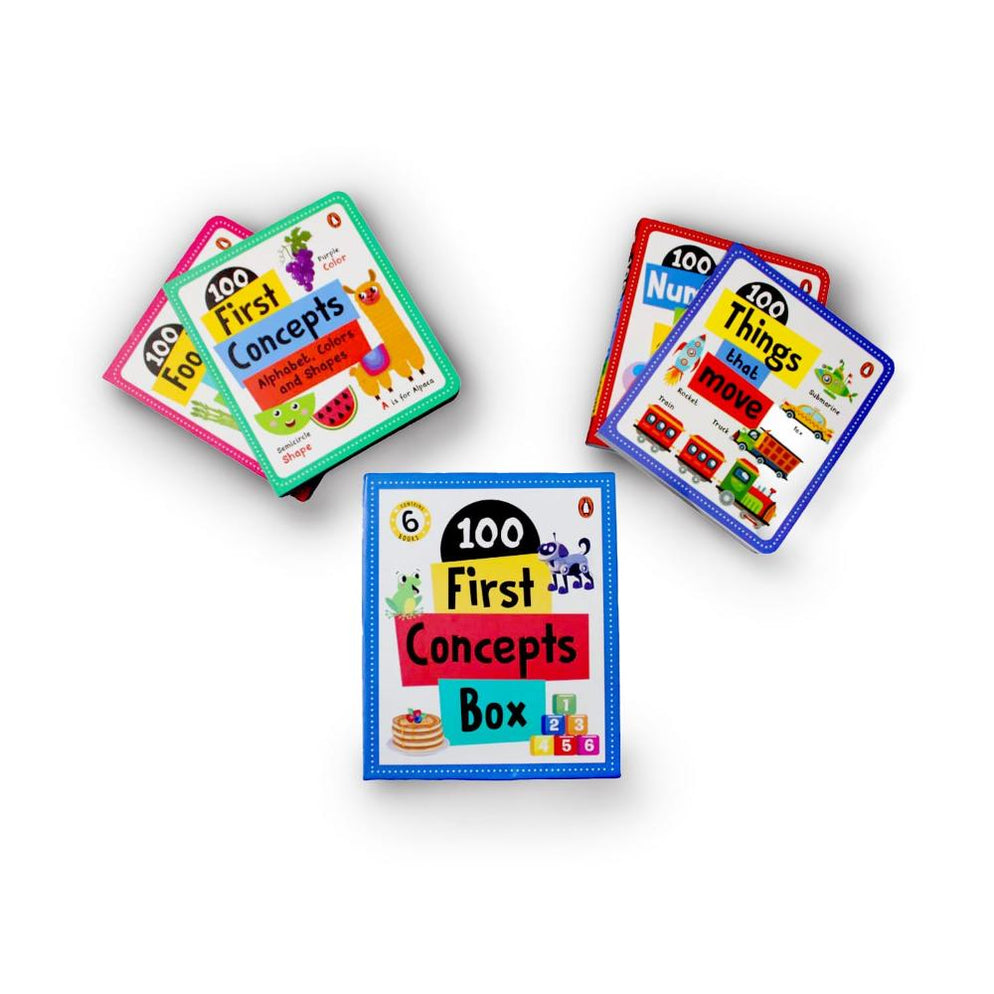 100 First Concept Box (Set Of 6 Books) — Toycra