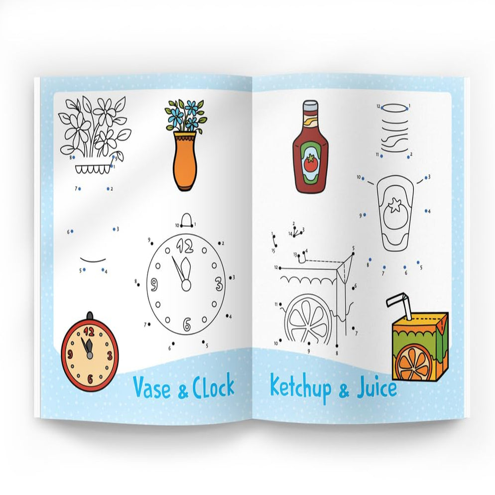 101 Dot To Dot Colouring Book — Toycra