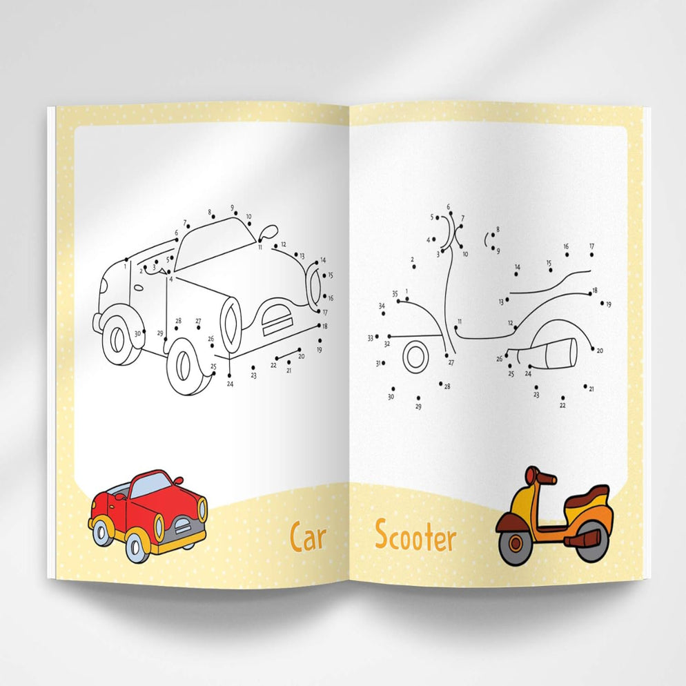 101 Dot To Dot Colouring Book — Toycra