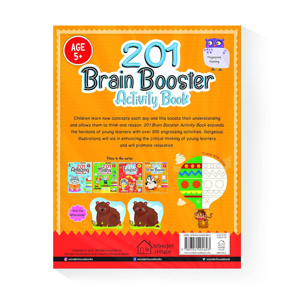 201 Brain Booster Activity Book — Toycra