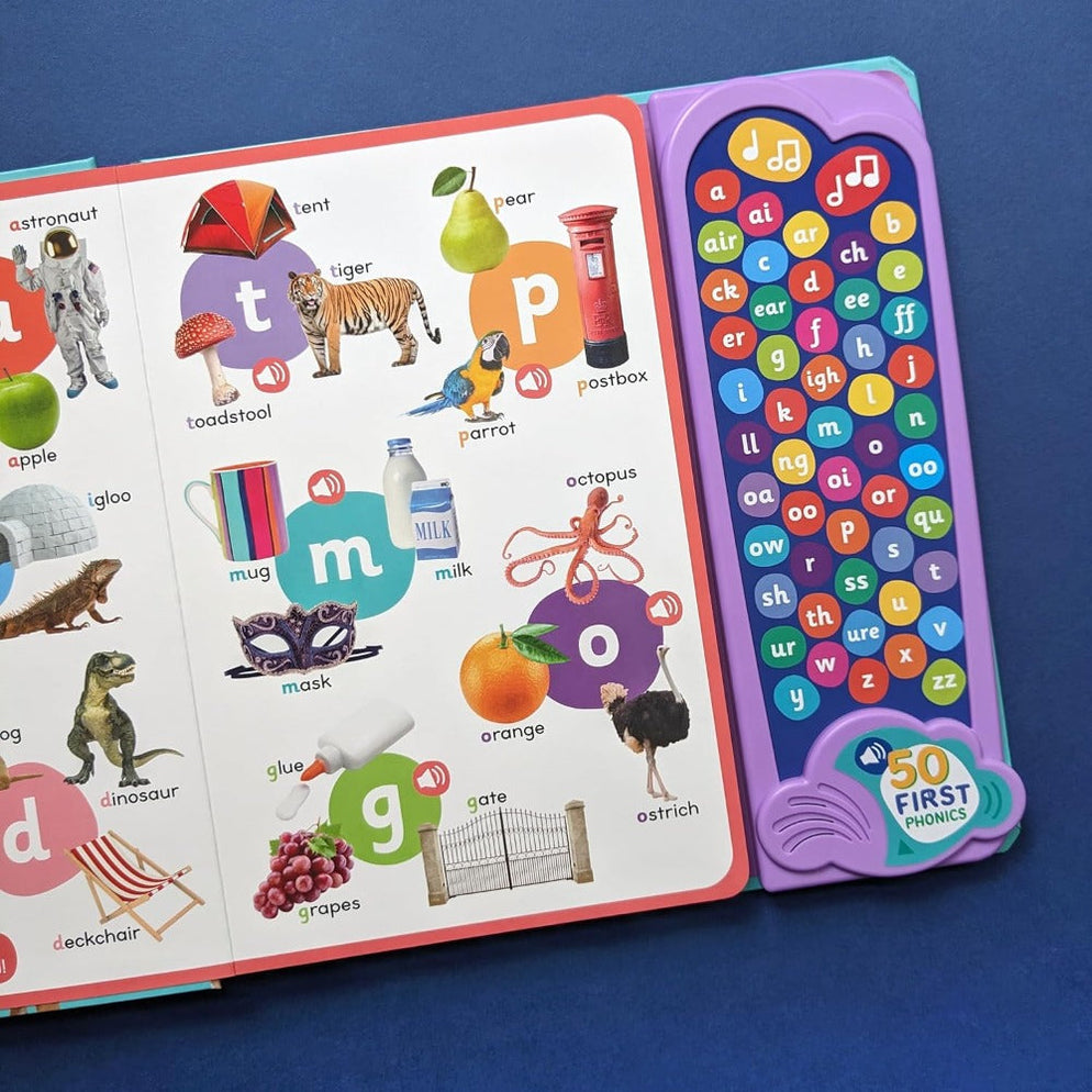 50 First Phonics Sound Book — Toycra