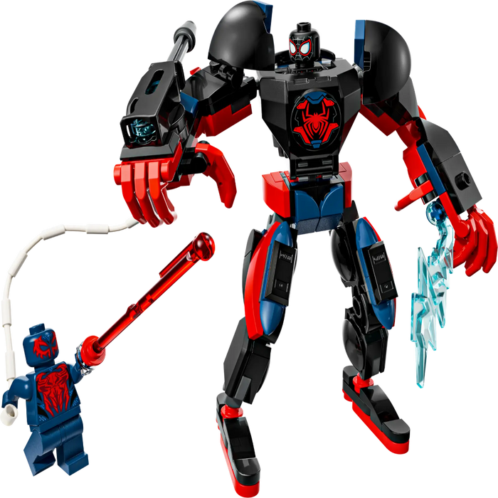 Lego 76337 Super Heroes Marvel Miles Morales Mech Vs. Spider-Man 2099 ...