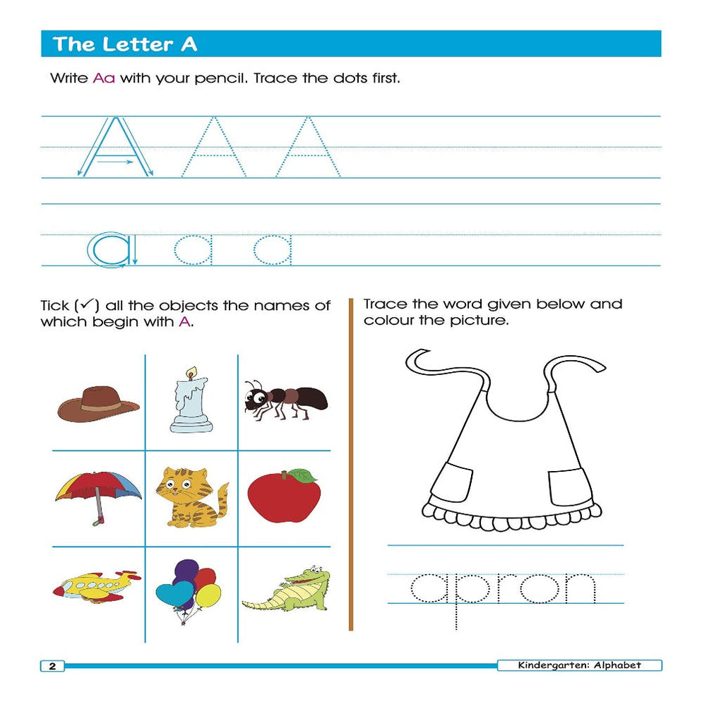 Activity Book : Jumbo Smart Scholars Kindergarten Workbook — Toycra