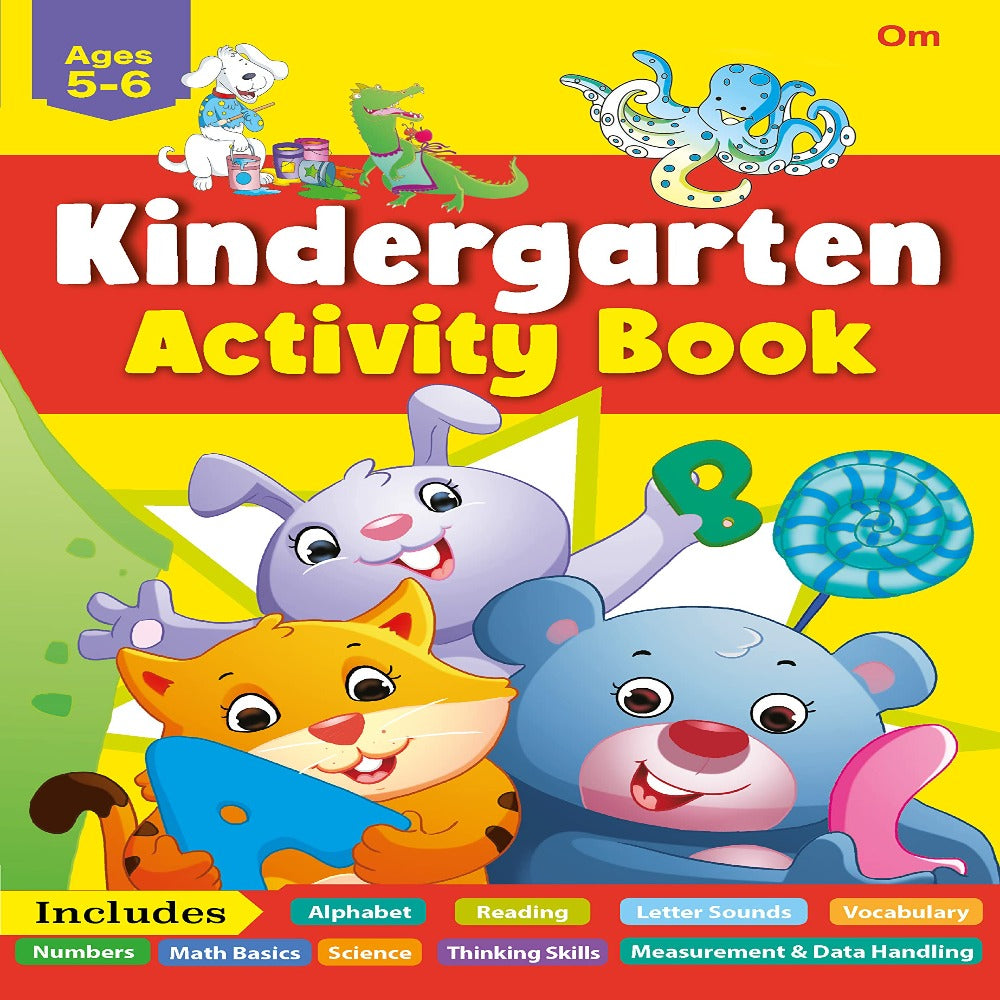 Activity Book : Jumbo Smart Scholars Kindergarten Workbook — Toycra