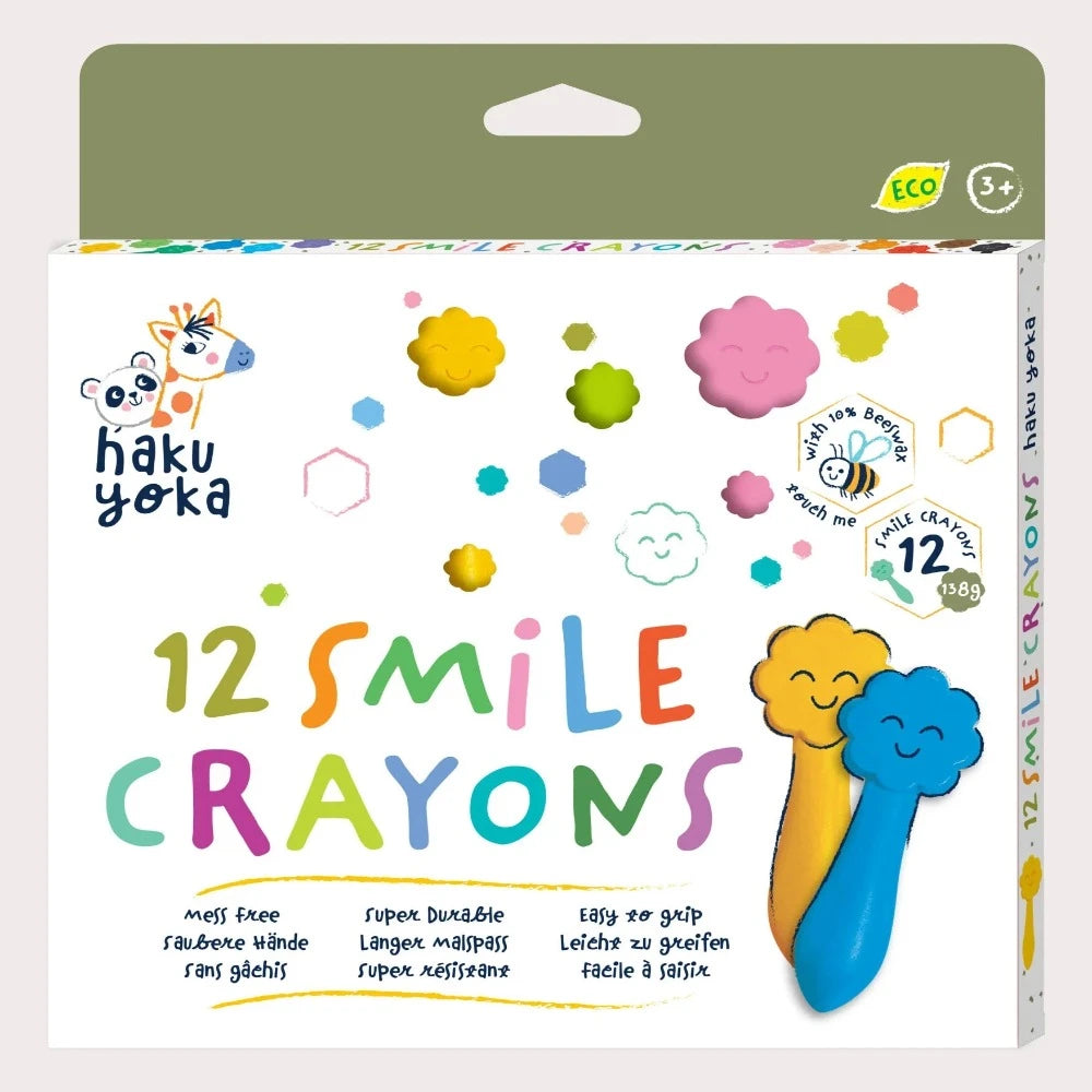 Avenir Haku Yoka Crayons - 12 Colours — Toycra