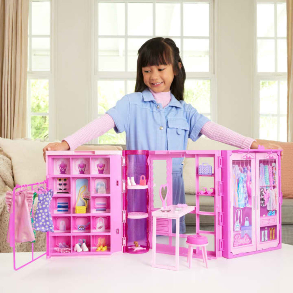 Barbie Dream Closet Doll, Playset And Accessories — Toycra