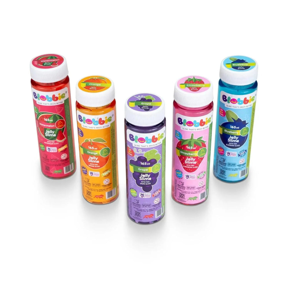 Blobbie Fruit Jelly Slime 165 ML - Pack of 5 — Toycra