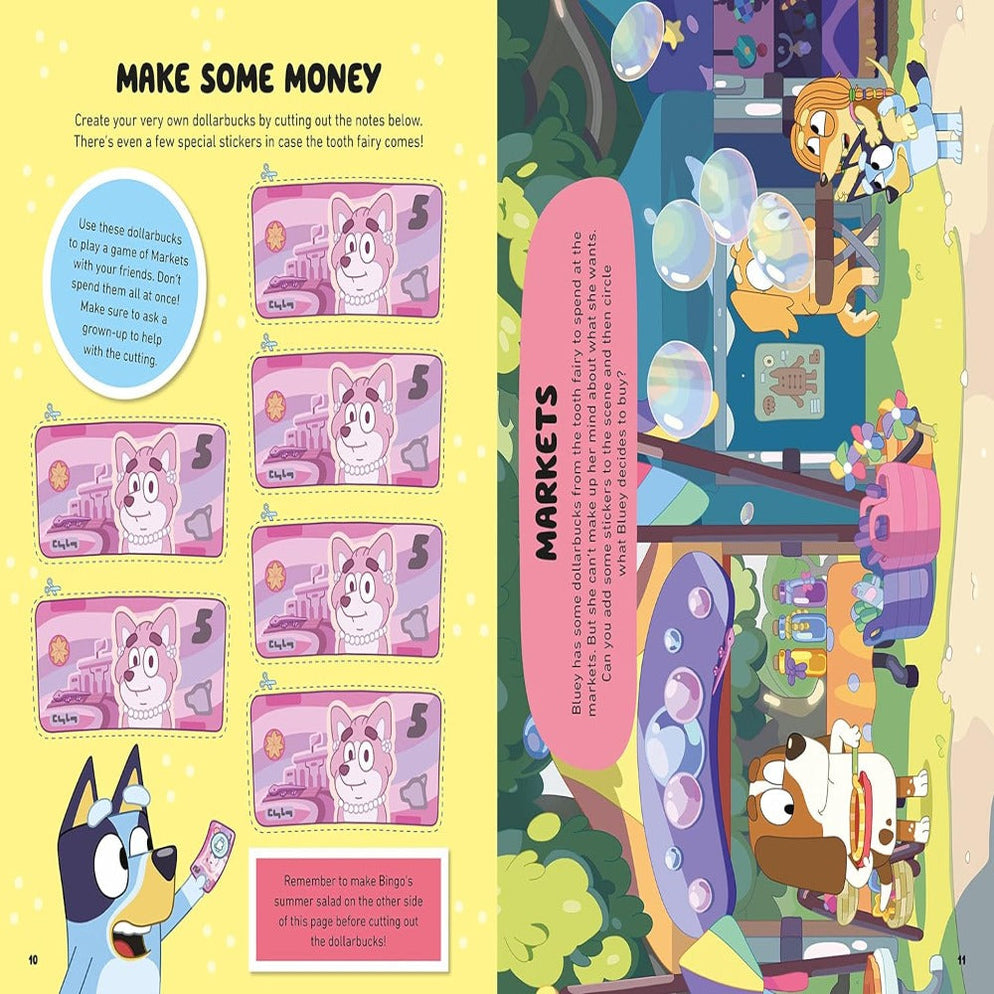 Bluey And Friends Sticker Activity Book — Toycra