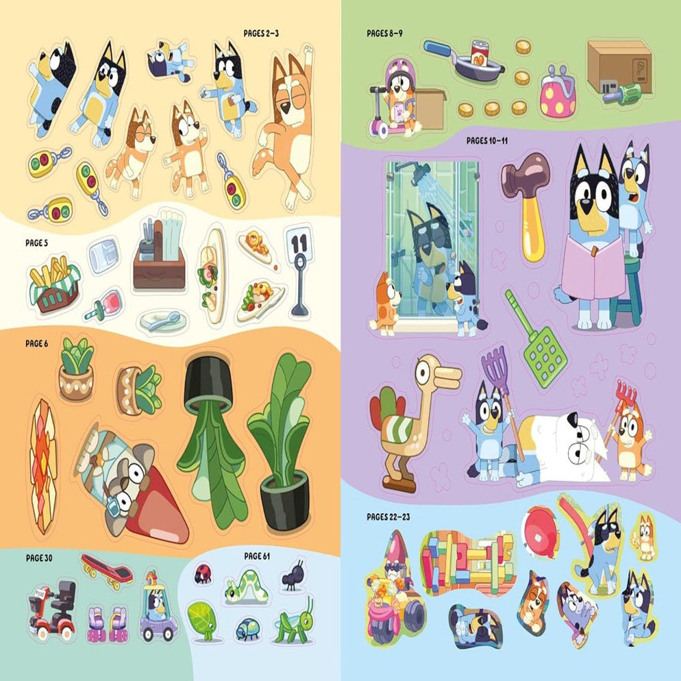 Bluey Super Stickers An Activity Book — Toycra