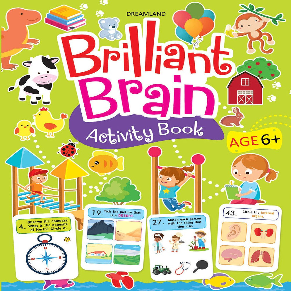 Brilliant Brain Activity Book Age 6+ — Toycra