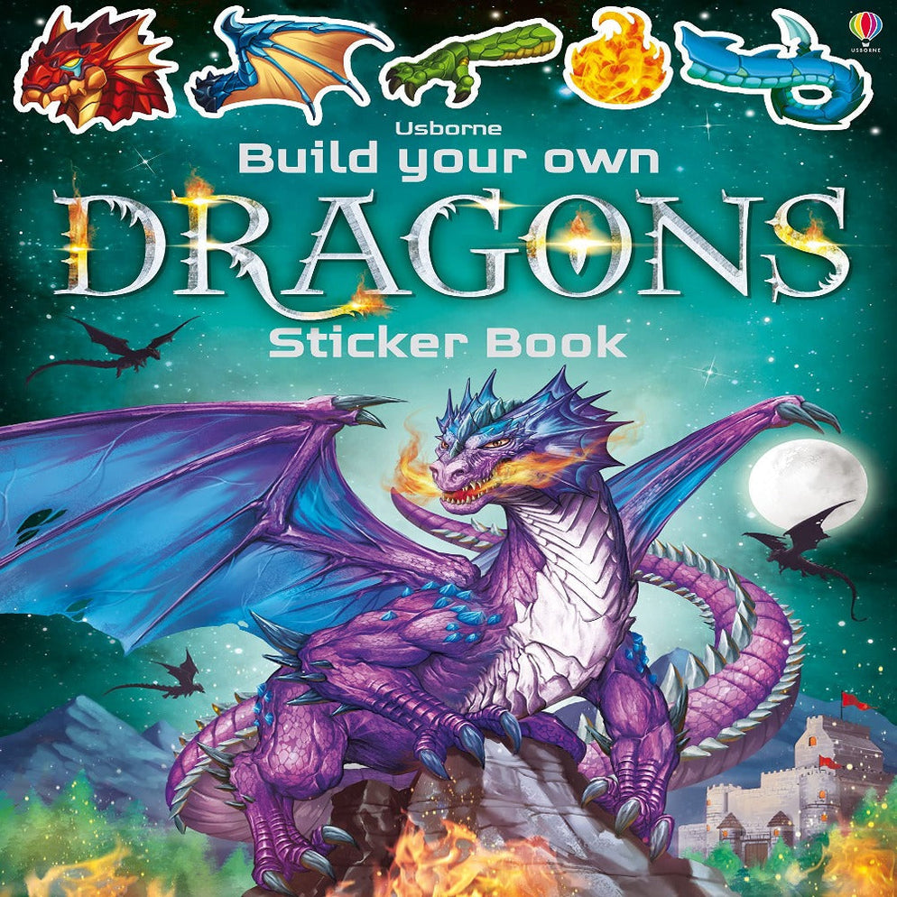 Build Your Own Dragons Sticker Book — Toycra