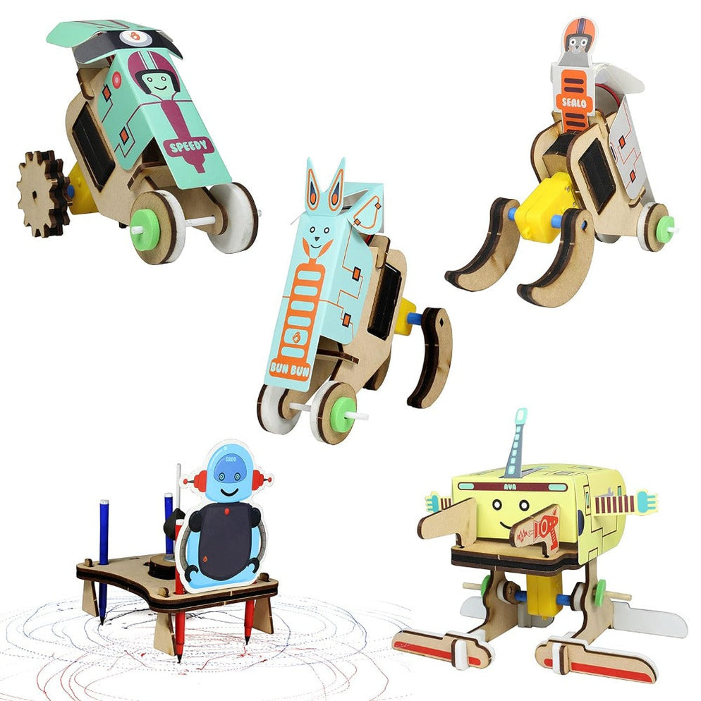 Butterfly EduFields 5in1 STEM Transforming Robots — Toycra