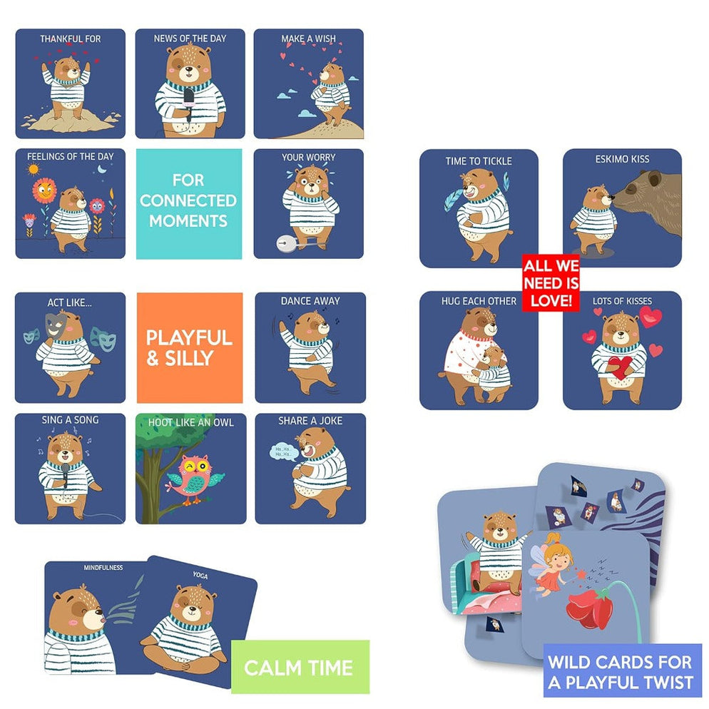 Chalk and Chuckles Bedtime Bear Card Game — Toycra