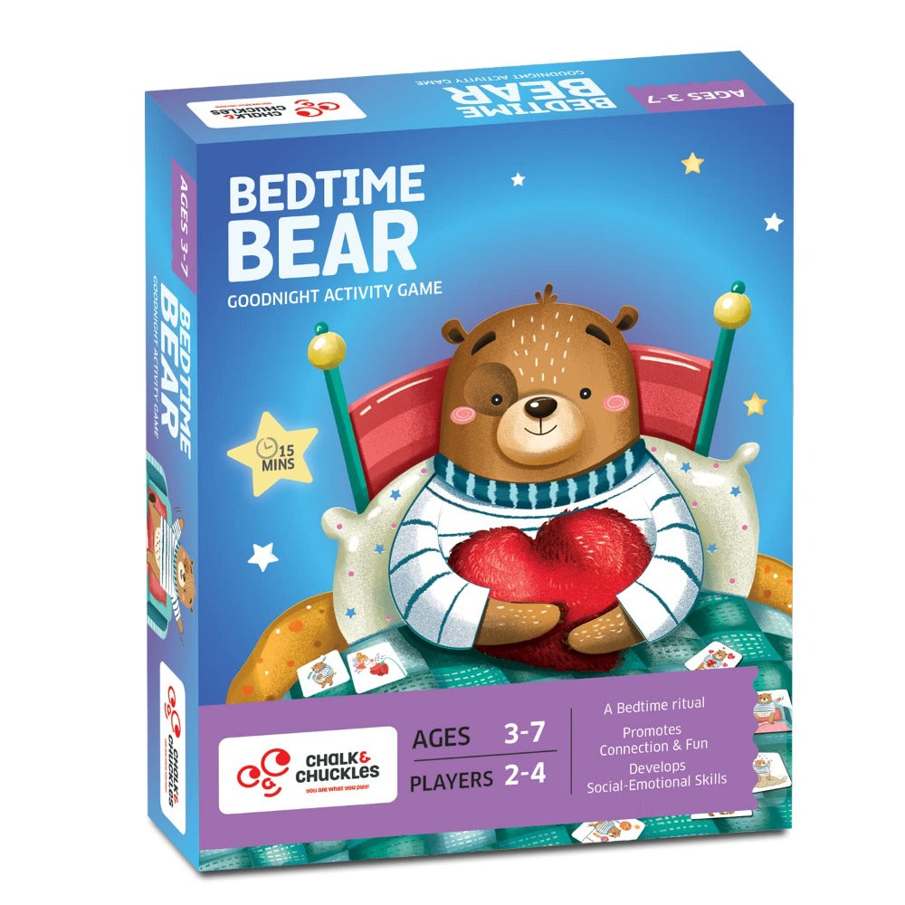 Chalk and Chuckles Bedtime Bear Card Game — Toycra