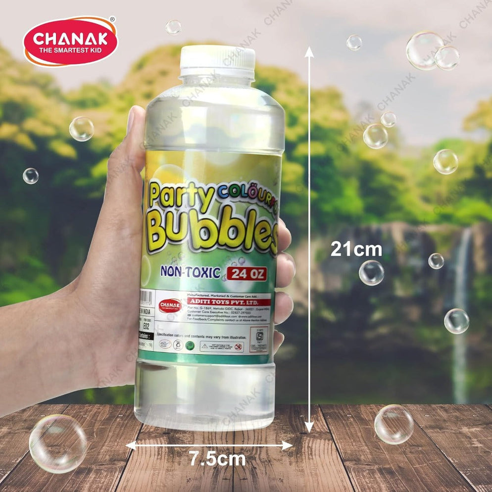 Chanak Bubble Liquid Solution Bottle - 750 ml — Toycra