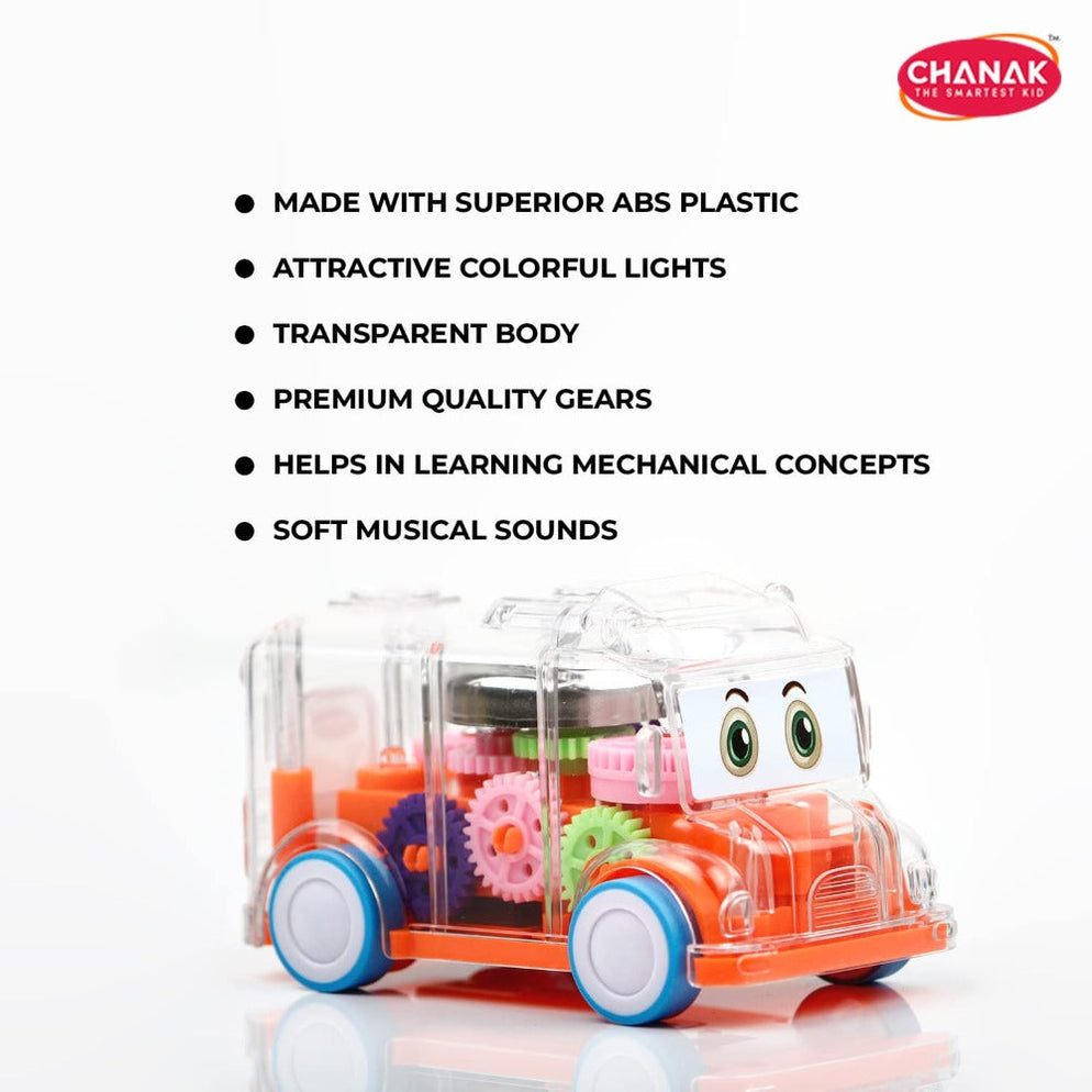 Chanak Colourful Gear Bus — Toycra