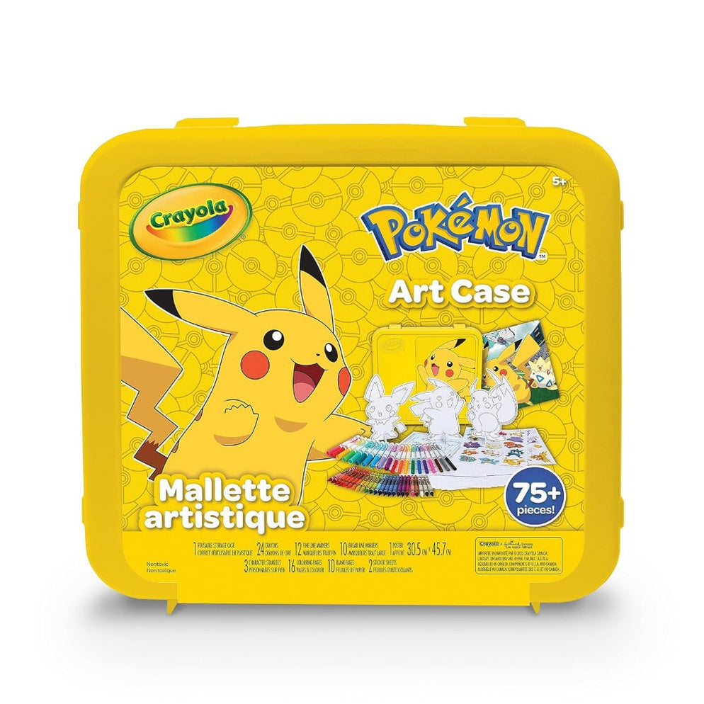 Crayola Pokémon Create & Color Coloring Art Case, Pikachu — Toycra