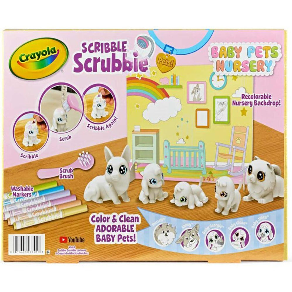 Crayola Scribble Scrubbie Pets Baby Pets Nursery — Toycra