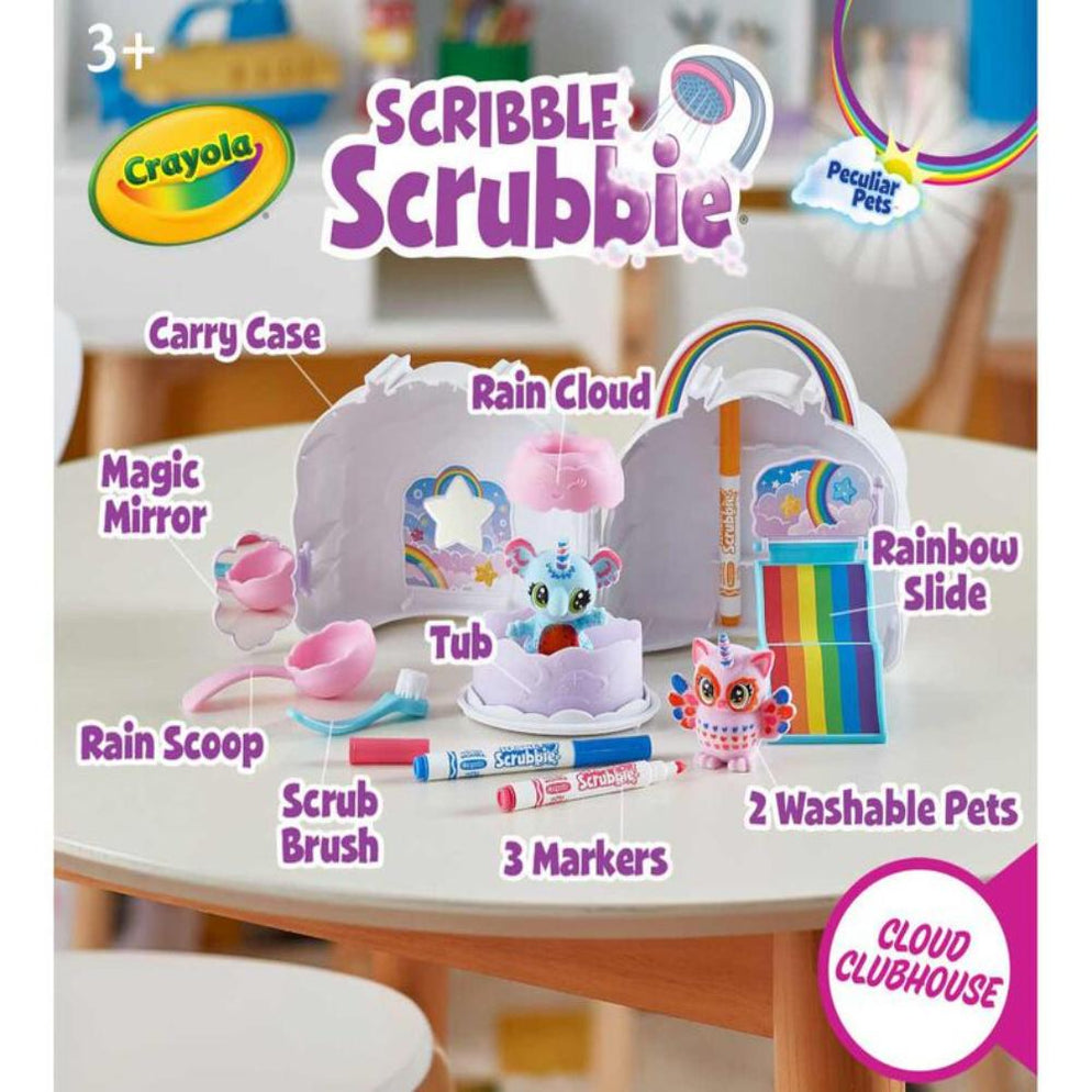 Crayola Scribble Scrubbie Pets Cloud Clubhouse Playset — Toycra