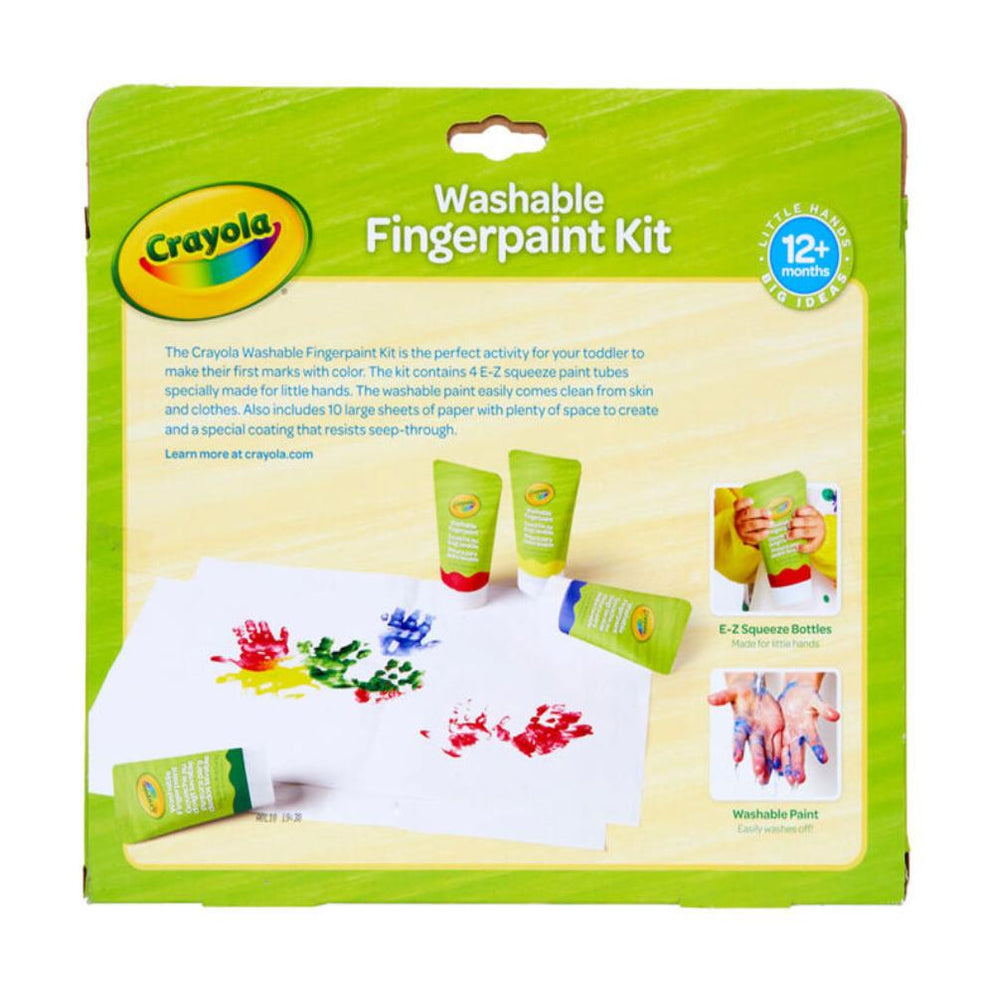 Crayola Washable Finger Paint Set for Toddlers — Toycra