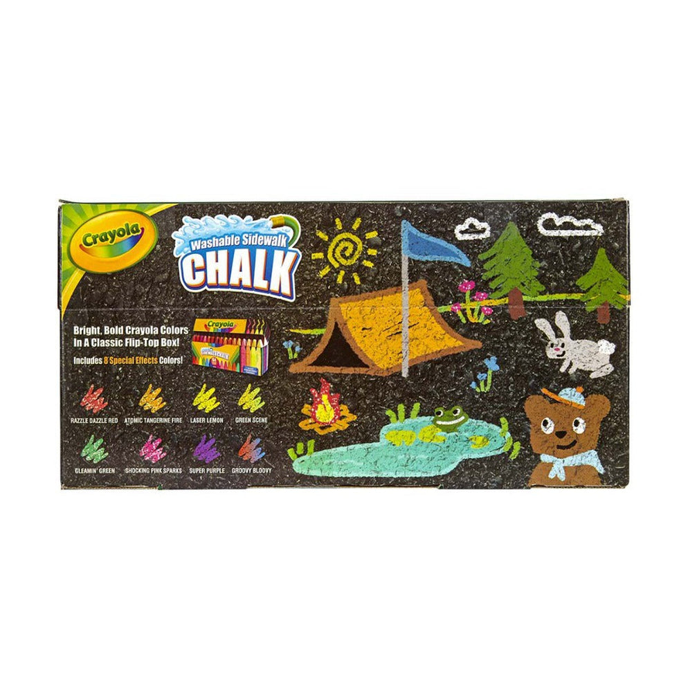 Crayola Washable Sidewalk Chalk Collection, 64 Count — Toycra