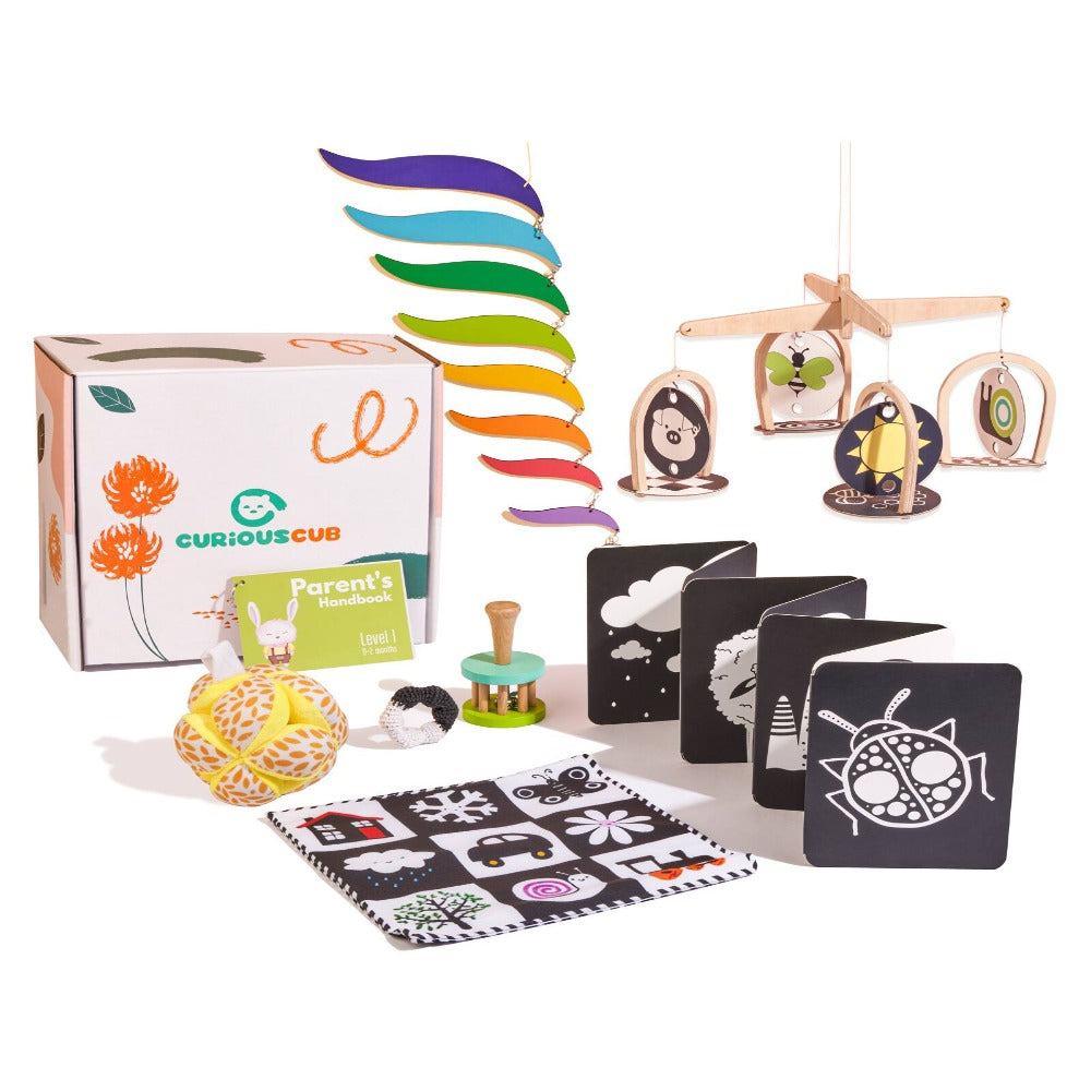 Curious Cub Montessori Box - 0 Months + (Level- 1) — Toycra