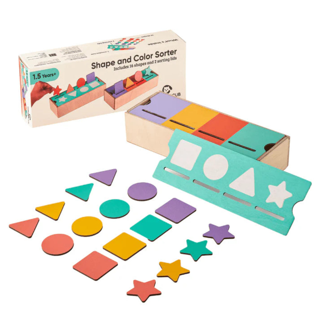 Curious Cub Shape & Color Sorter | Buy Online at Toycra