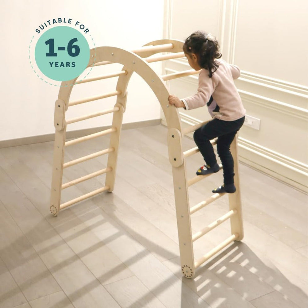 Curious Cub Transformable Pikler Triangle — Toycra