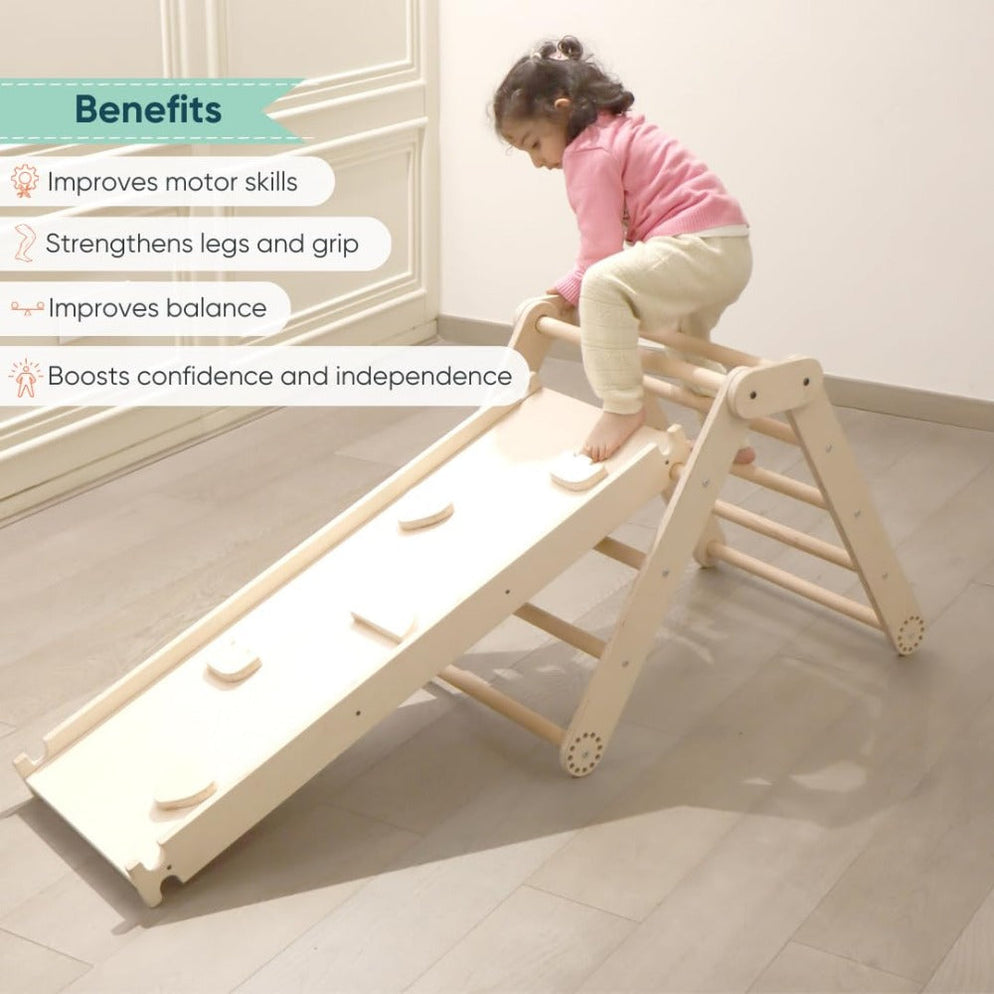 Curious Cub Transformable Pikler Triangle — Toycra