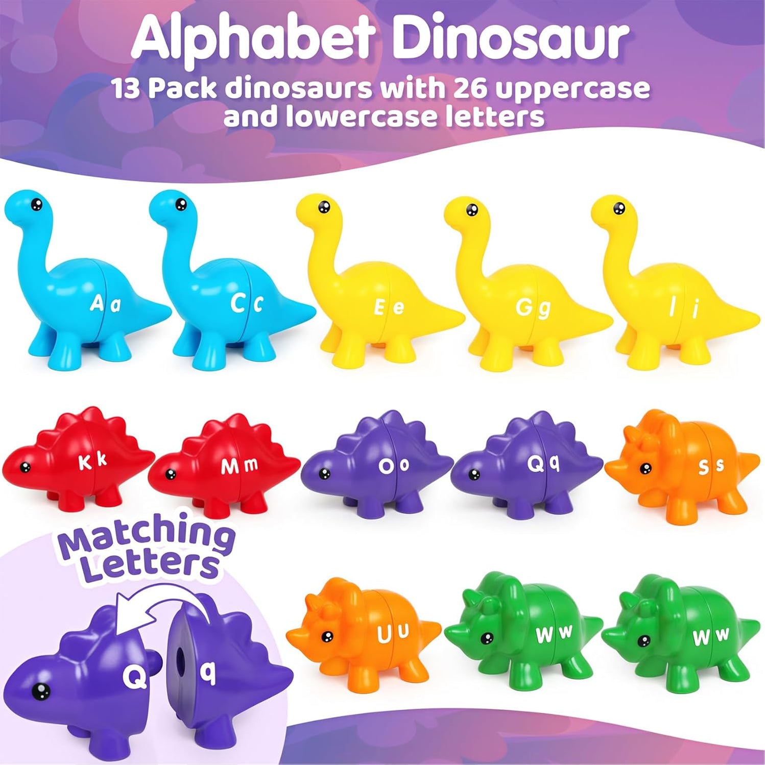 Dino Wise Montessori Alphabet Explorer Set (26 Pcs) — Toycra