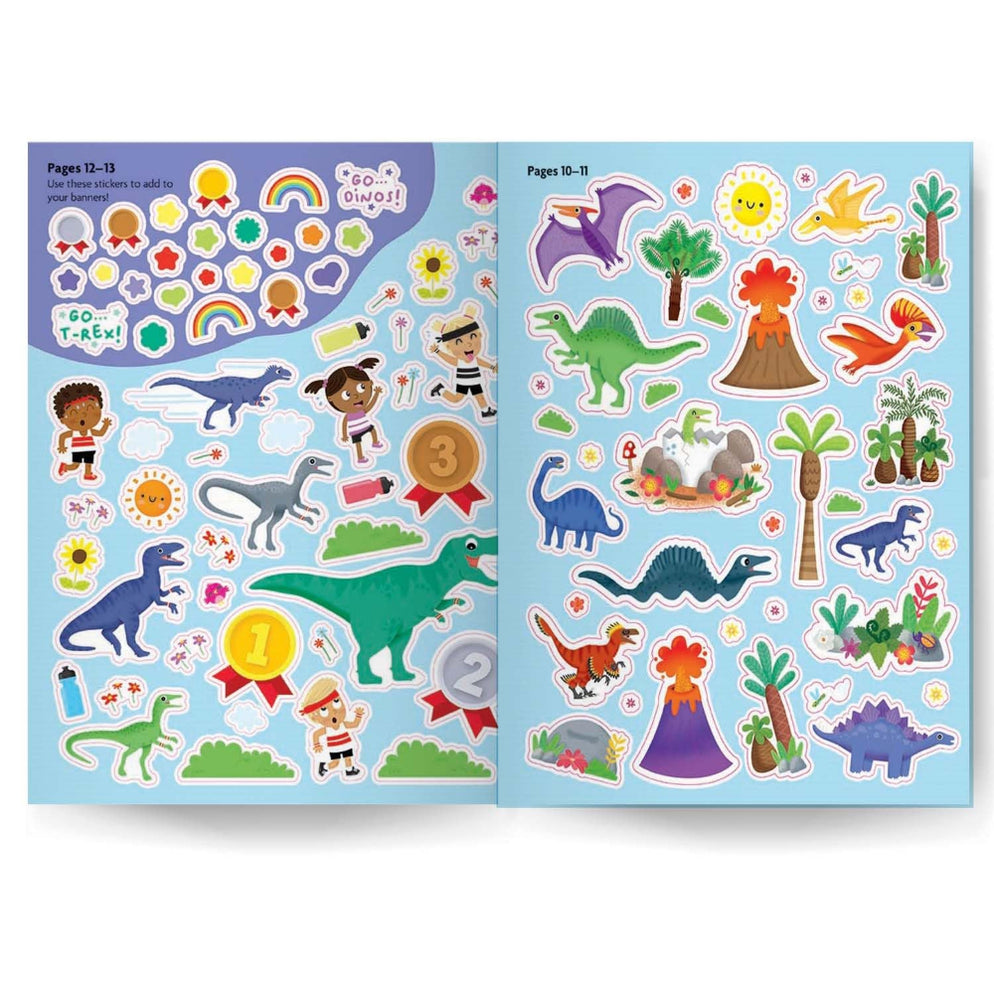 Dinosaurs Sticker Activity Book — Toycra