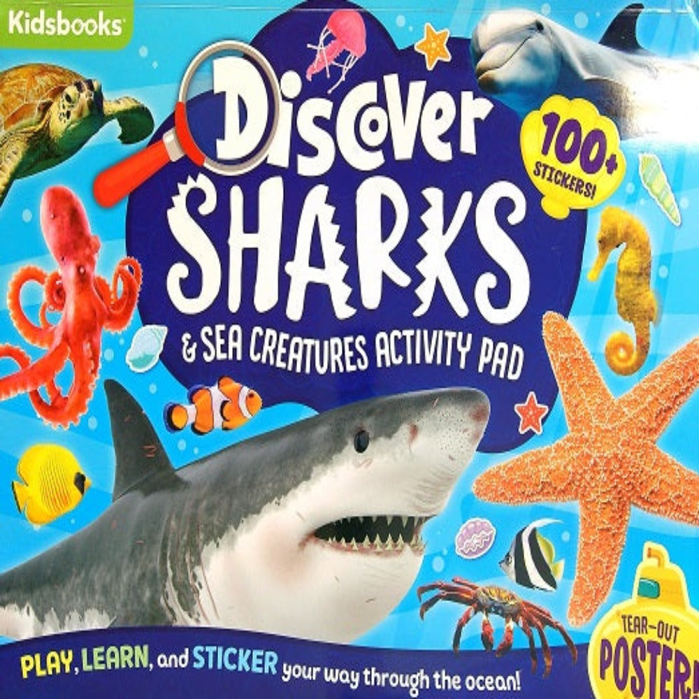Discover Sharks & Sea Creatures Activity Pad — Toycra