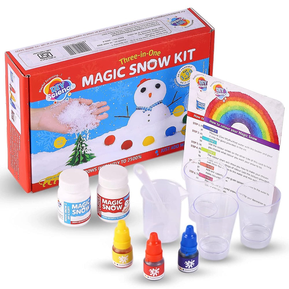 Diy Science Three-in-One Magic Snow Kit — Toycra
