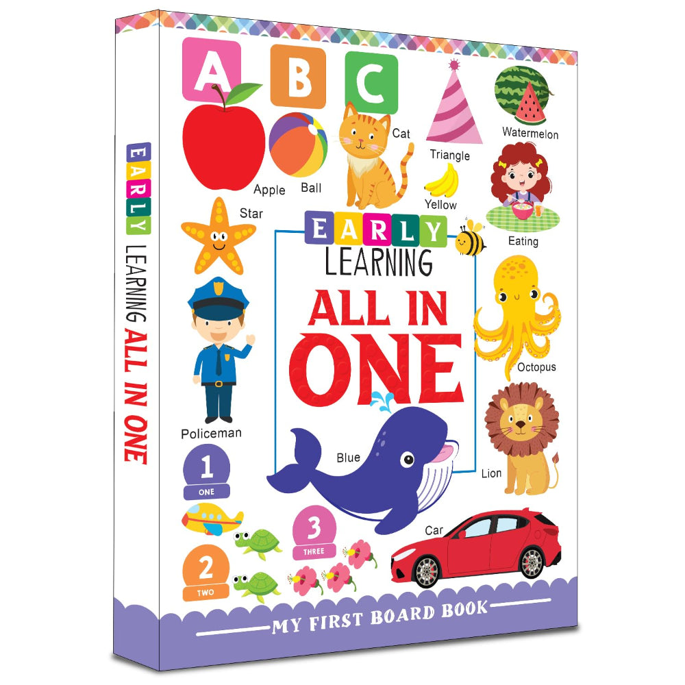 Early Learning All In One My First Board Book — Toycra