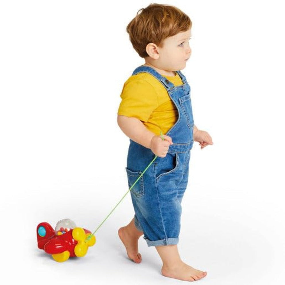 Early Learning Centre Pull Along Popping Plane — Toycra