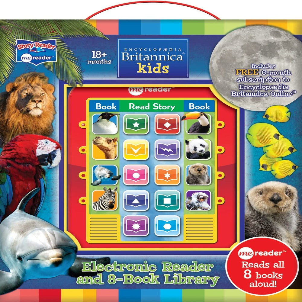 Encyclopaedia Britannica Kids Electronic Reader And 8-Book Library — Toycra