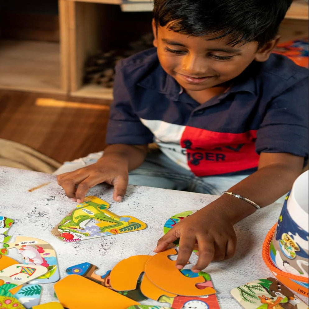 First Step Puzzles Alphabet (52 Puzzles) — Toycra