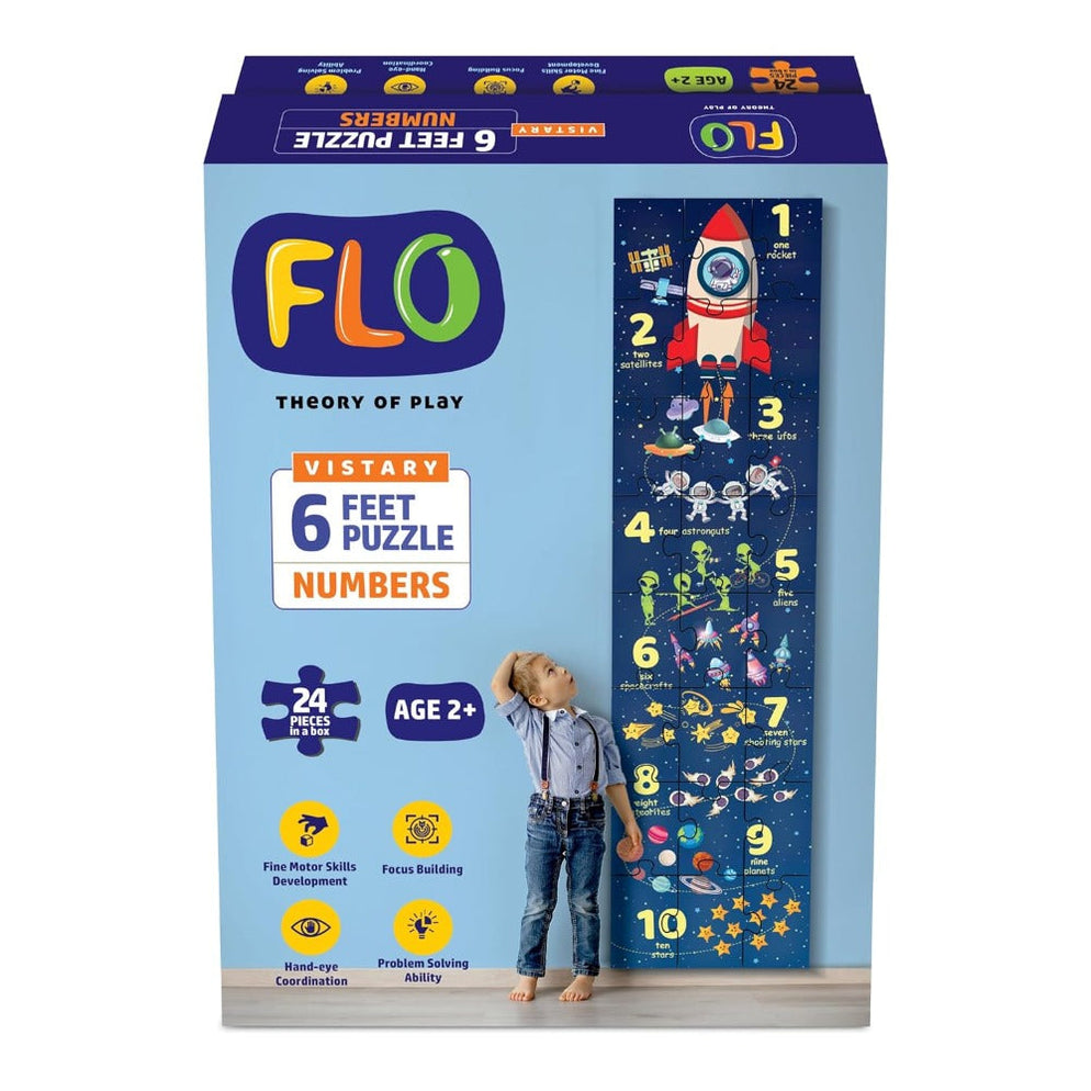 Flo Numbers Puzzles - 24 Pieces — Toycra