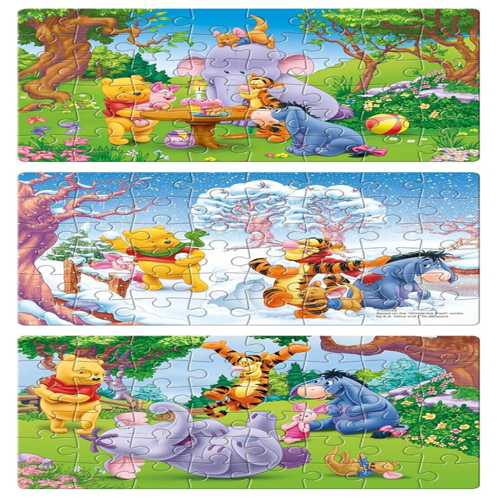 Frank Disney Winnie The Pooh (48 Pieces) 3 in 1 Jigsaw Puzzle — Toycra