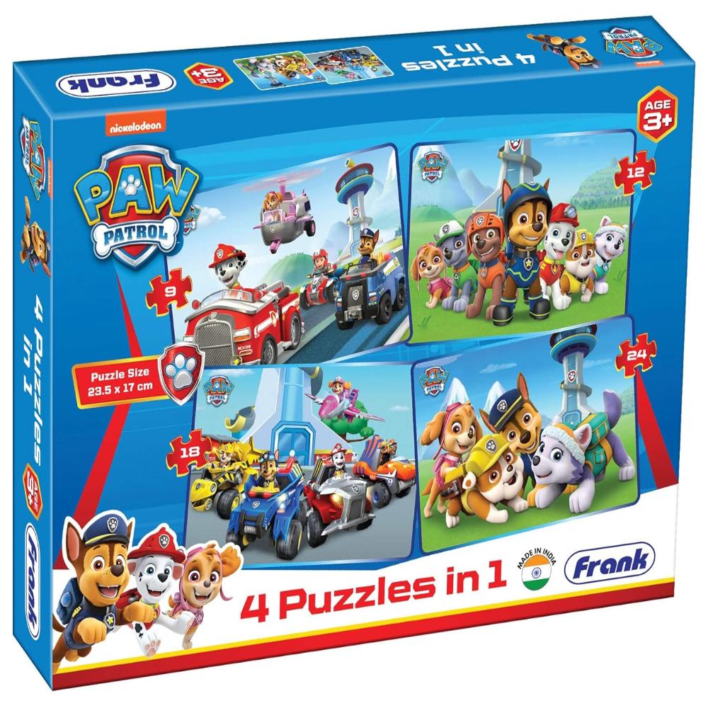 Frank Paw Patrol - A Set of 4 Jigsaw Puzzle — Toycra