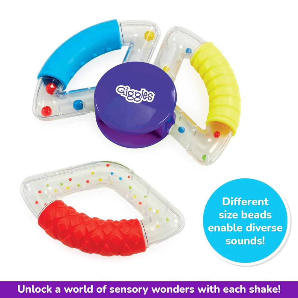 Funskool Giggles Sensory Rattle Trio — Toycra