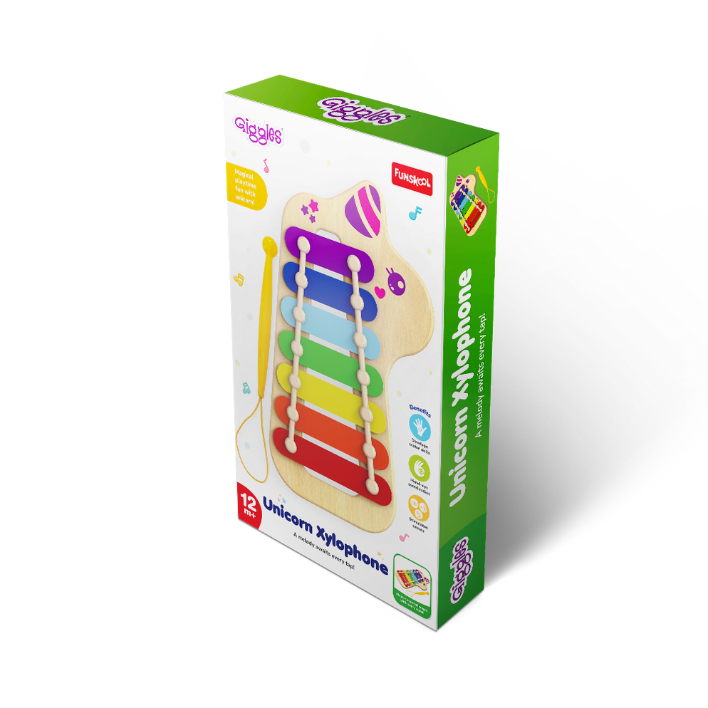 Funskool Giggles Unicorn Xylophone — Toycra
