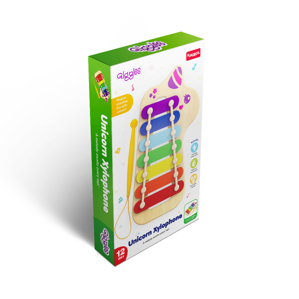 Funskool Giggles Unicorn Xylophone — Toycra