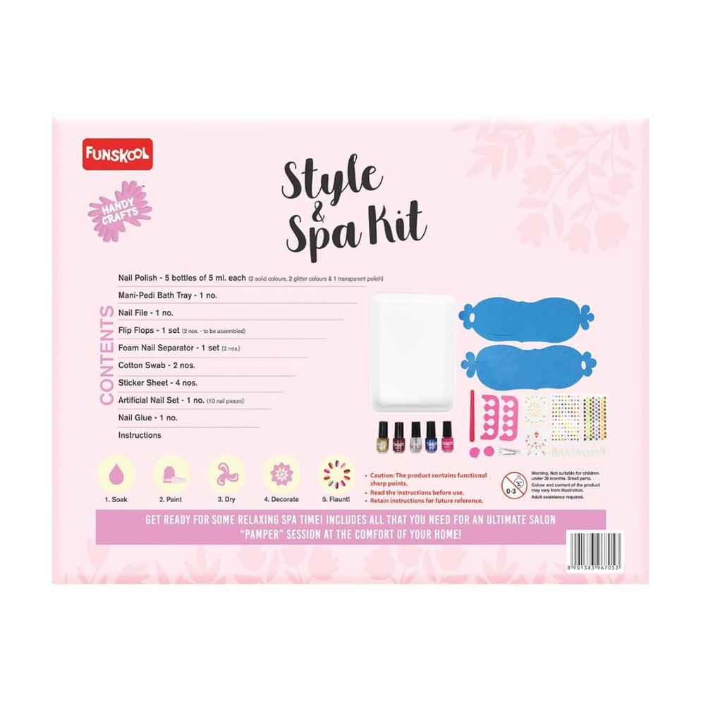 Funskool Handycrafts Style and Spa Kit — Toycra