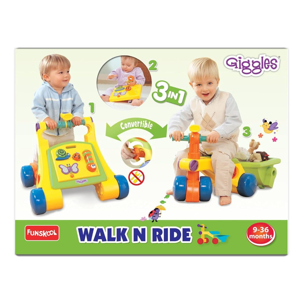 Giggles 3 In 1 Walk N Ride | Buy Online at Toycra