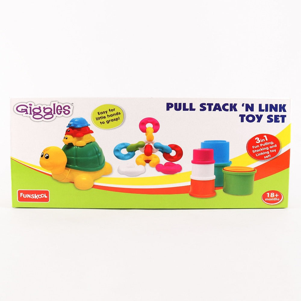 Giggles Pull Stack 'N Link Toy Set — Toycra