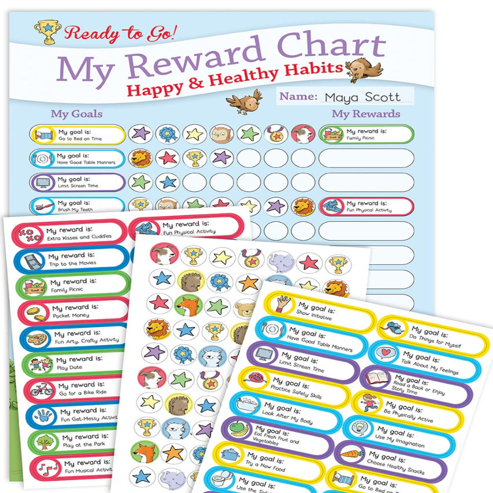 Happy & Healthy Habits Reward Chart Kit — Toycra