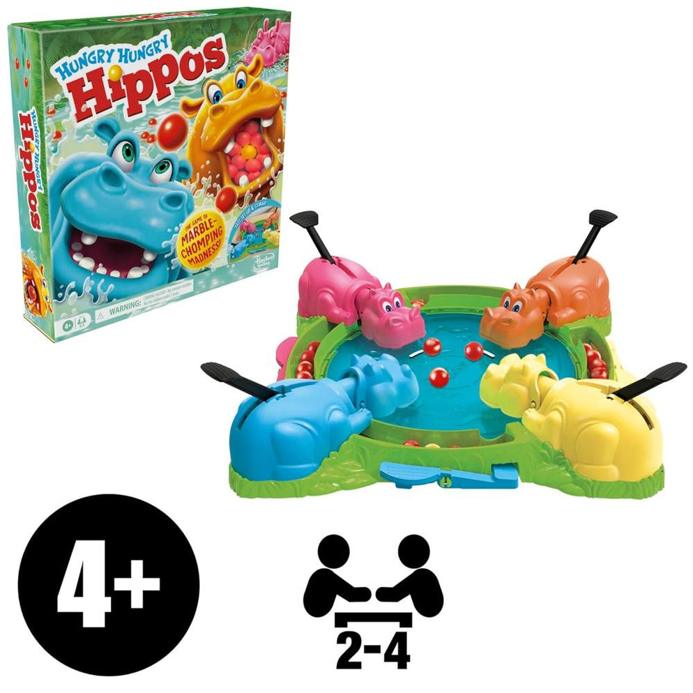 Hasbro Hungry Hungry Hippos Board Game for Preschoolers — Toycra