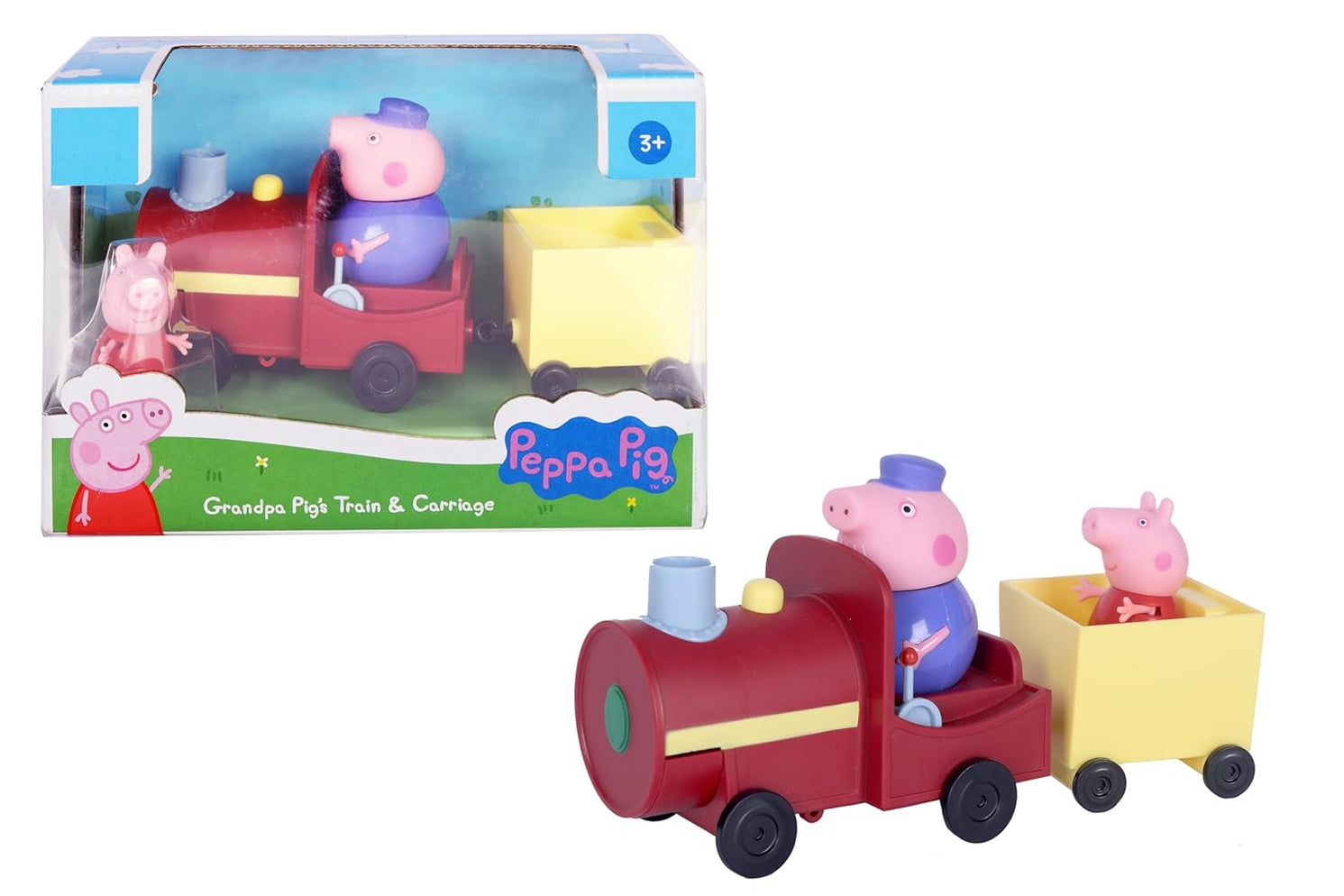 Hasbro Peppa Pig Grandpa's Train and Carriage Playset — Toycra