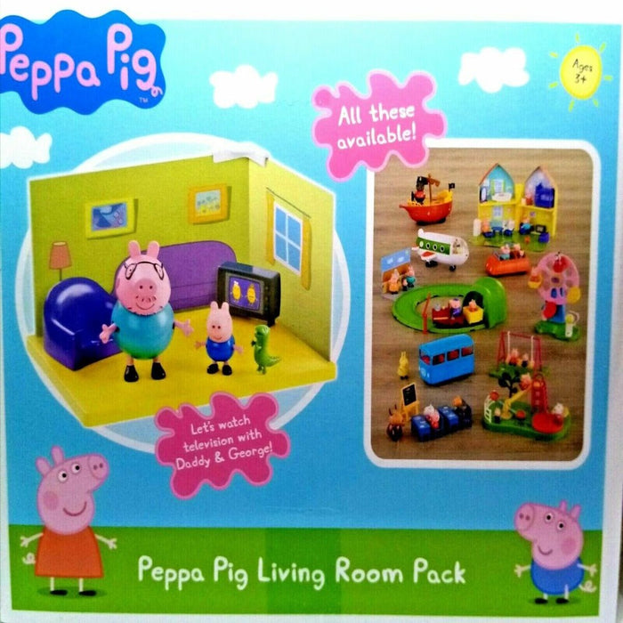 Hasbro Peppa Pig Living Room Scene Pack with Figures — Toycra